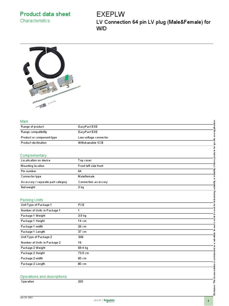 EasyPact EXE - EXEPLW | PDF