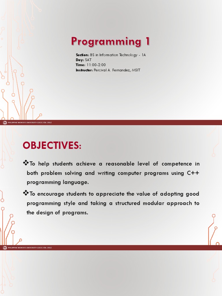 Programming Part 1 | Download Free PDF | Computer Program | Programming