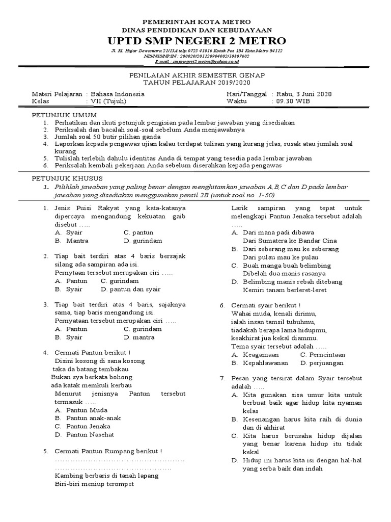 Pemerintah Kota Metro | PDF
