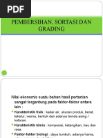 Materi Sortasi Grading | PDF