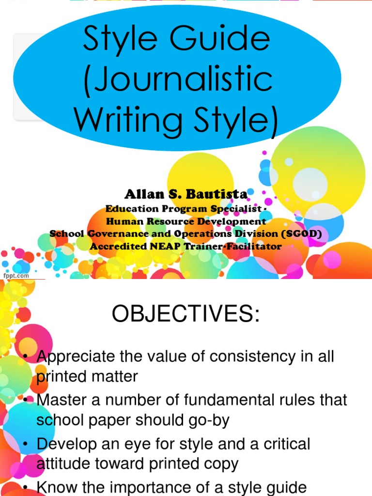 Style Guide for Journalistic Writing | PDF | Quotation Mark | Bracket