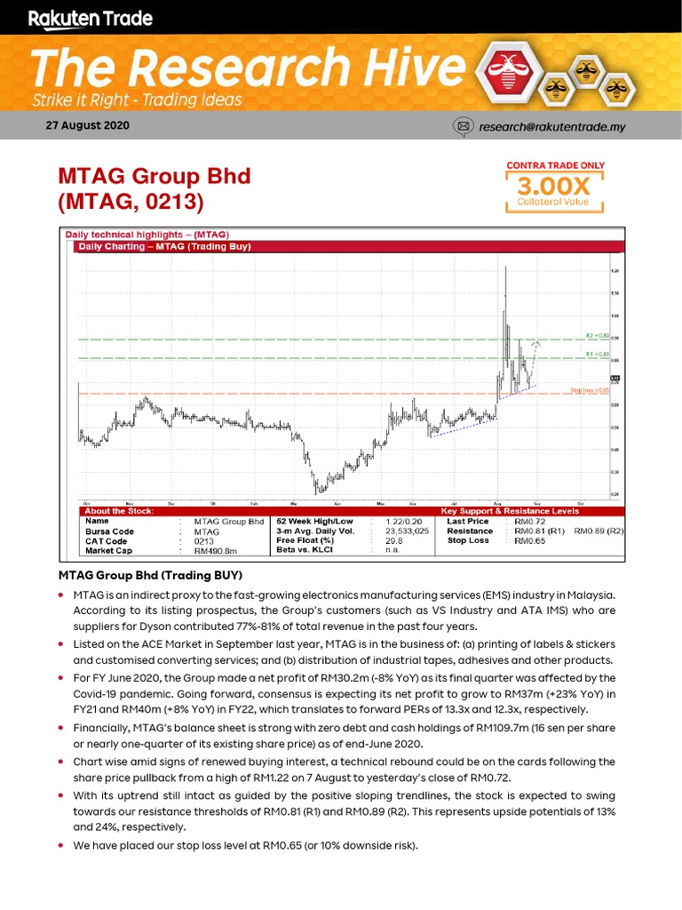 MTAG Group Bhd: Stock Analysis & Outlook | PDF | Financial Economics ...