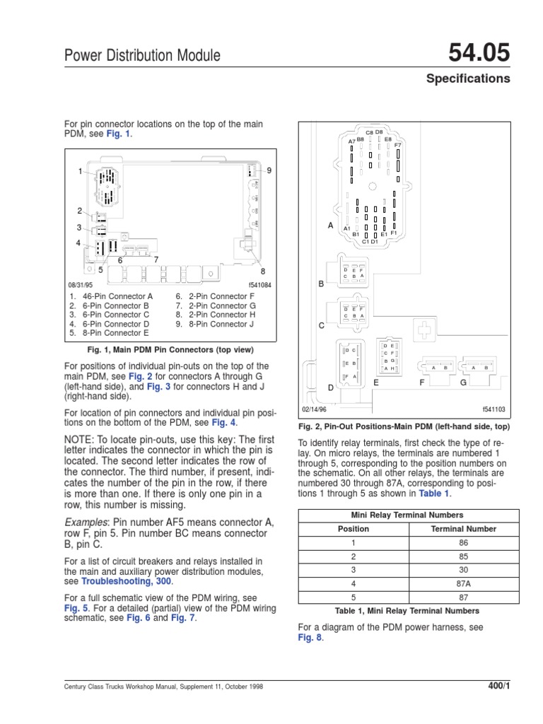 Freightliner Cascadia PDM Wiring Guide | PDF | Electricity | Joining