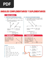 15.-Ejercicios Resueltos Angulos Complementarios Estudiar y Transcribir | PDF | Matemáticas ...