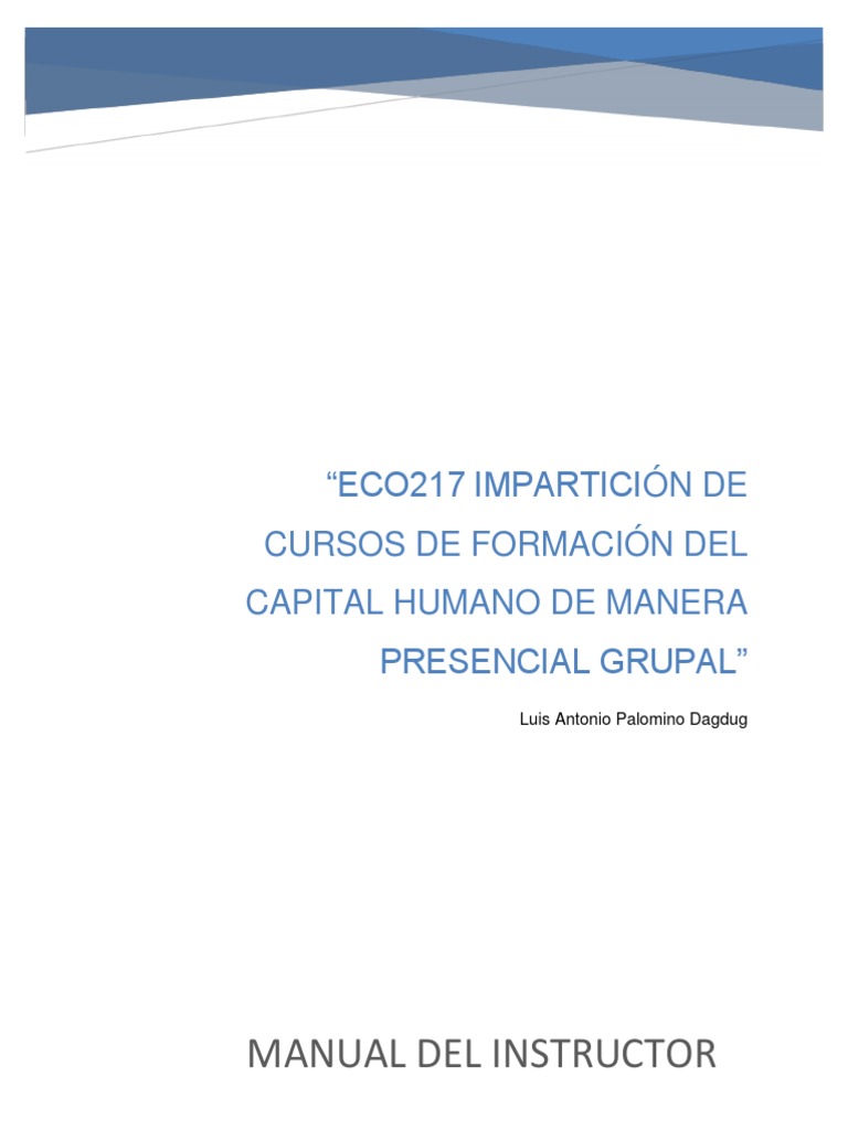 Manual Del Instructor | PDF | Evaluación | Evaluación neuropsicológica