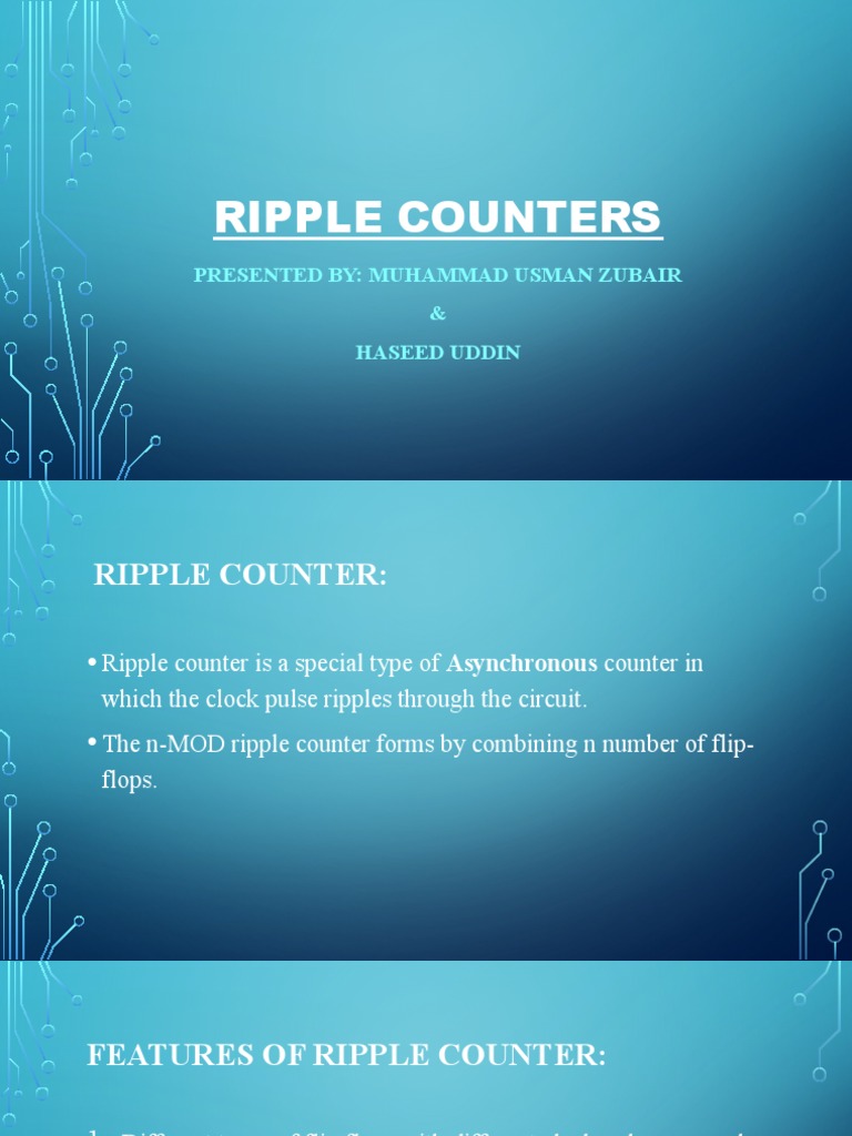 Ripple Counters | PDF