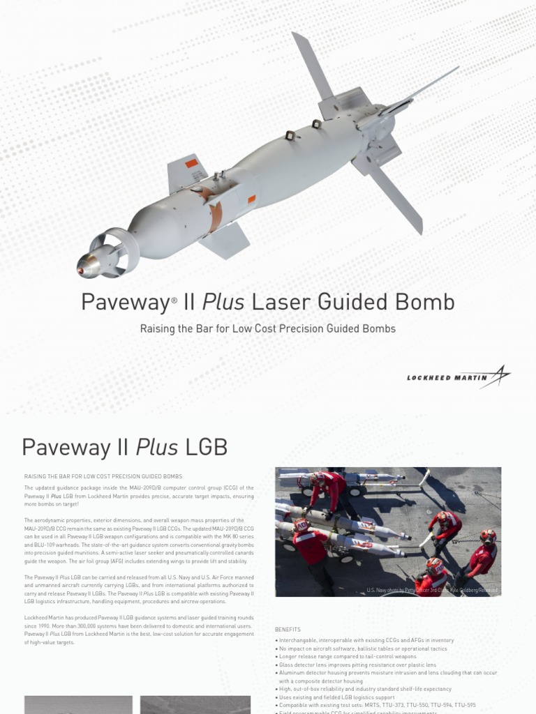 Paveway II Plus Laser Guided Bomb: Raising The Bar For Low Cost ...