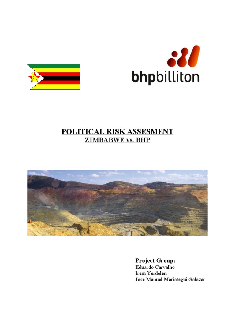 Political Risk Assesment: Zimbabwe vs. BHP | PDF | Risk Management ...