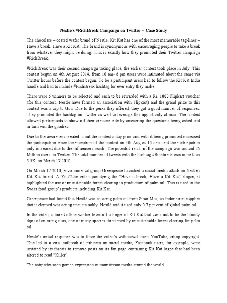 Case Study SMM (Twitter & Linkedin) | PDF | Social Media | Popular ...