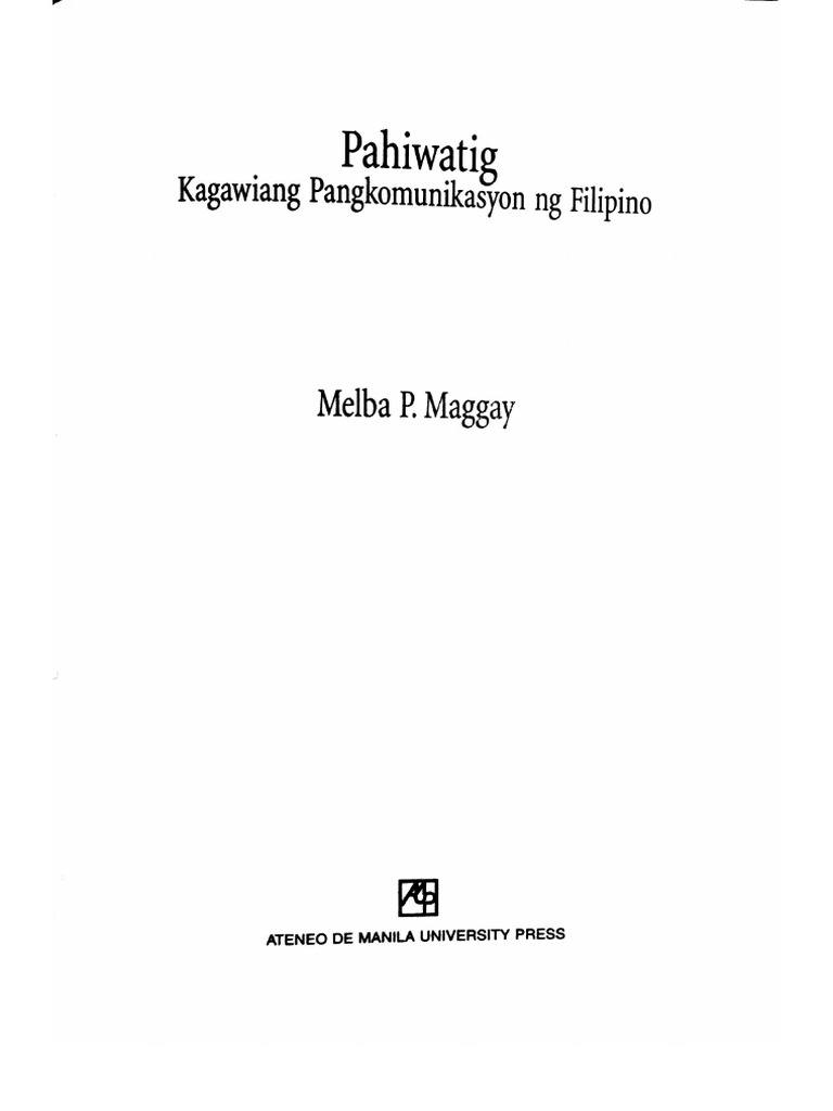 02 MAGGAY Pahiwatig | PDF