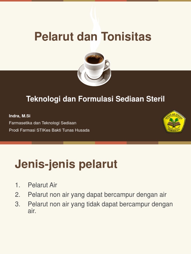 5 Pembawa Dan Perhitungan Tonisitas | PDF