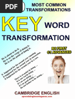 Key Word Transformations Advanced C1 | PDF