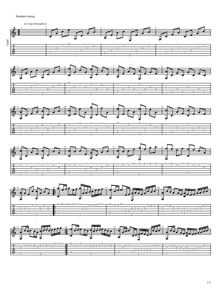 Canon in C | PDF