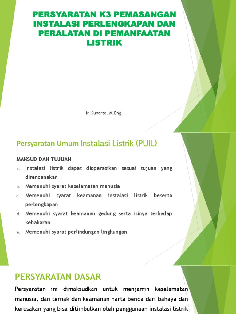 Persyaratan K3 Pemasangan Instalasi Di Iptl | PDF | Teknologi & Rekayasa
