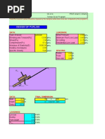 Structural Analysis and Design Excel Spreadsheet | PDF | Microsoft ...