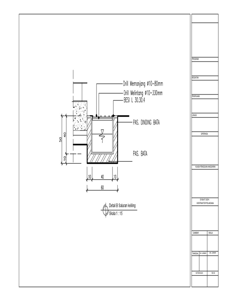 Detail Saluran | PDF