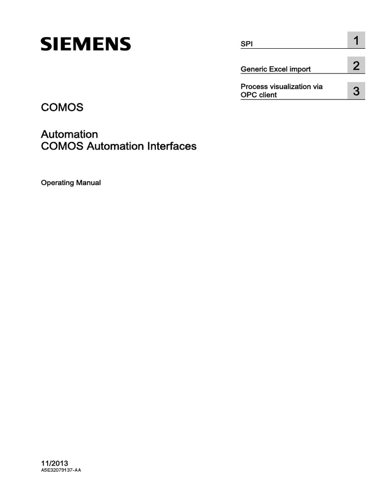 COMOS Automation Interfaces enUS en-US | PDF | Electrical Connector | Subroutine