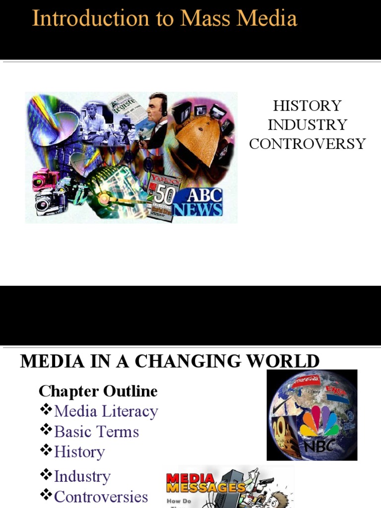 Introduction To Mass Communication | PDF | Mass Media | Technological ...