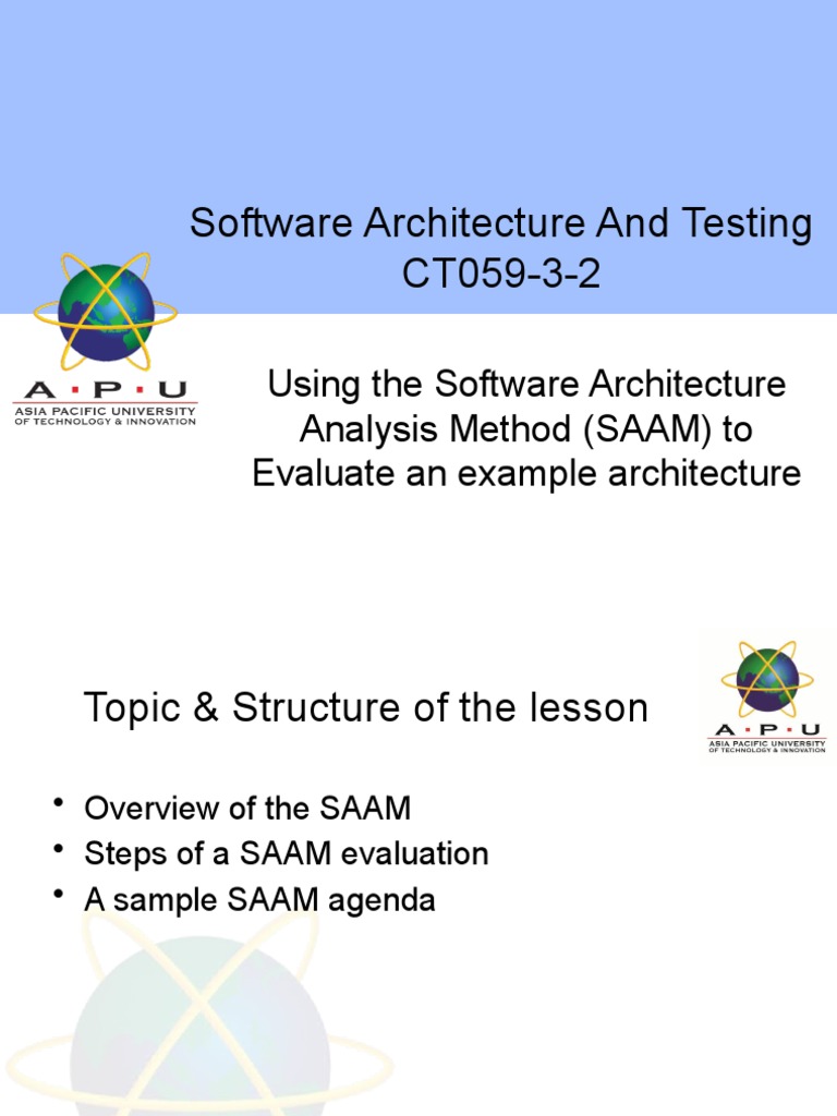 SAAM Evaluation Guide | PDF | Software Architecture | System