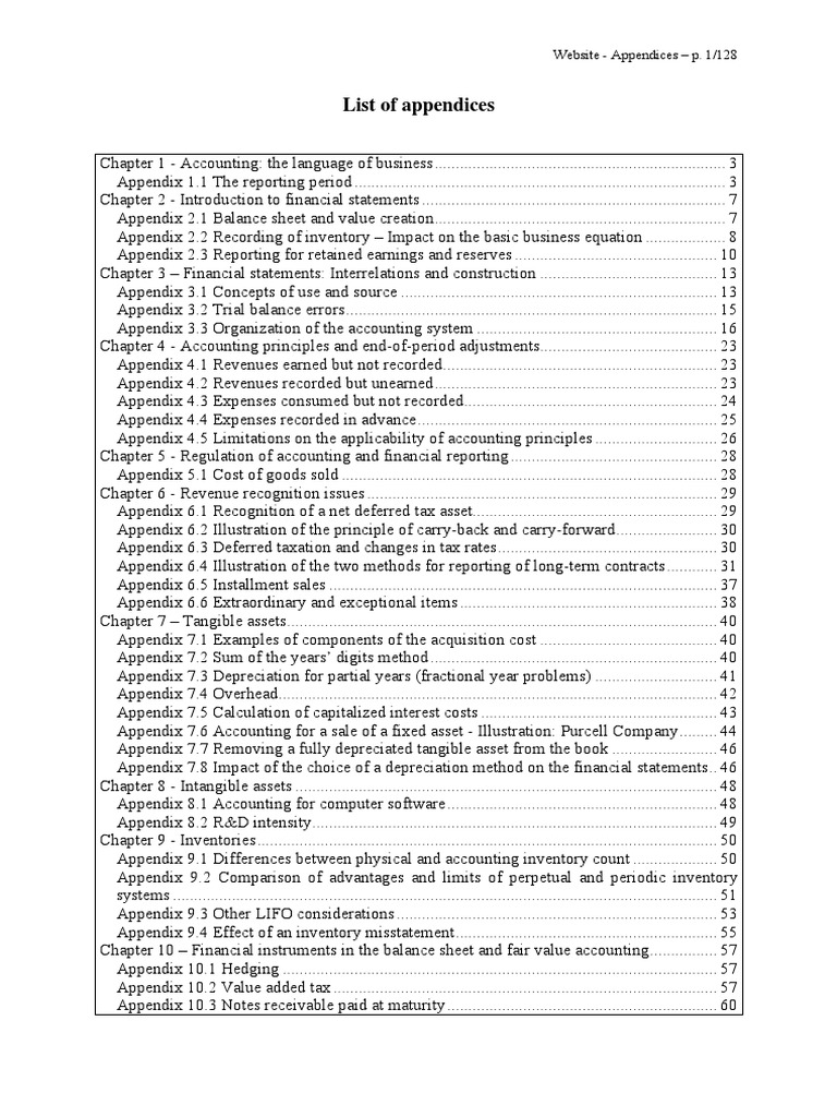 Website - Appendices 3rd Edn | PDF | Retained Earnings | Debits And Credits