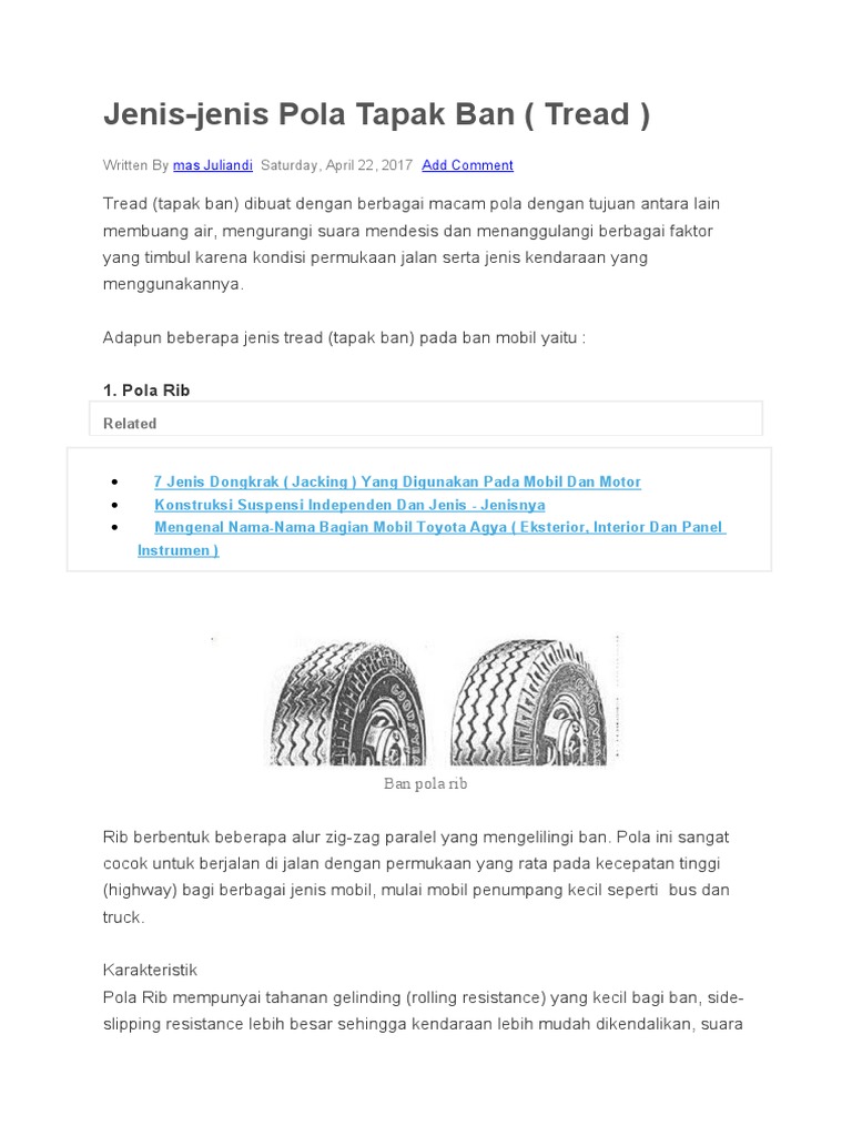 Jenis Tread Ban | PDF