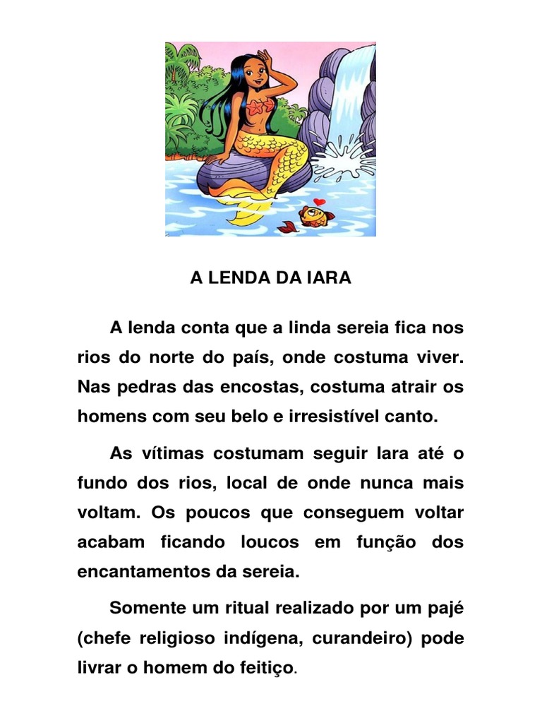 A Lenda Da Iara | PDF