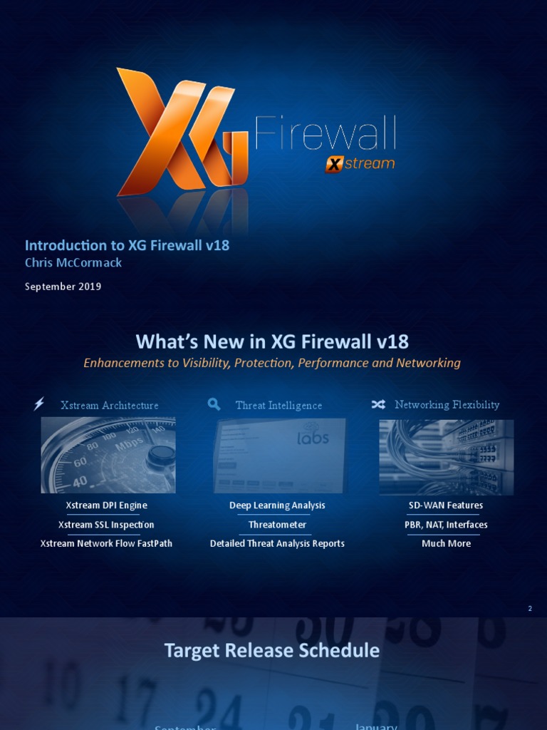 XG Firewall v18 Overview Presentation | PDF | Transport Layer Security | Firewall (Computing)