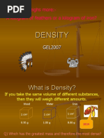 Density (Multiple Choice) QP | PDF | Density | Volume