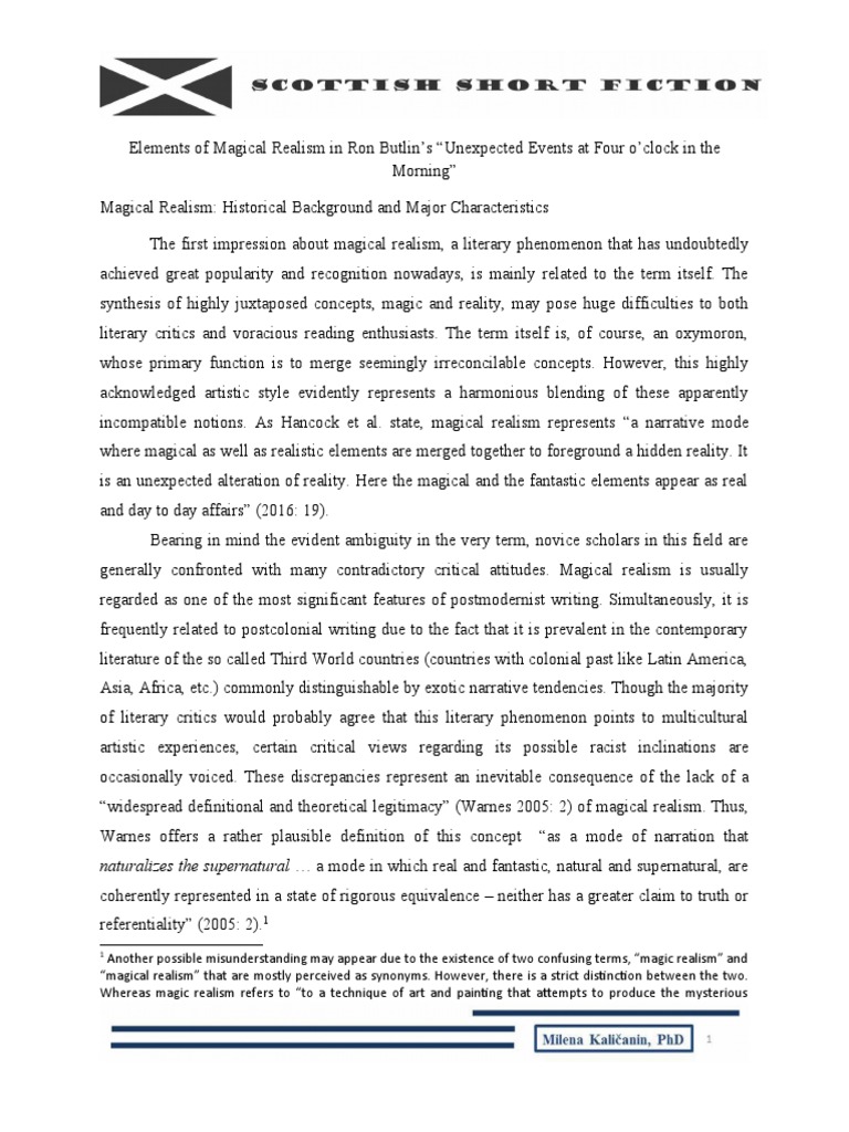 Key Elements of Magical Realism | PDF | Realism (Arts) | Reality