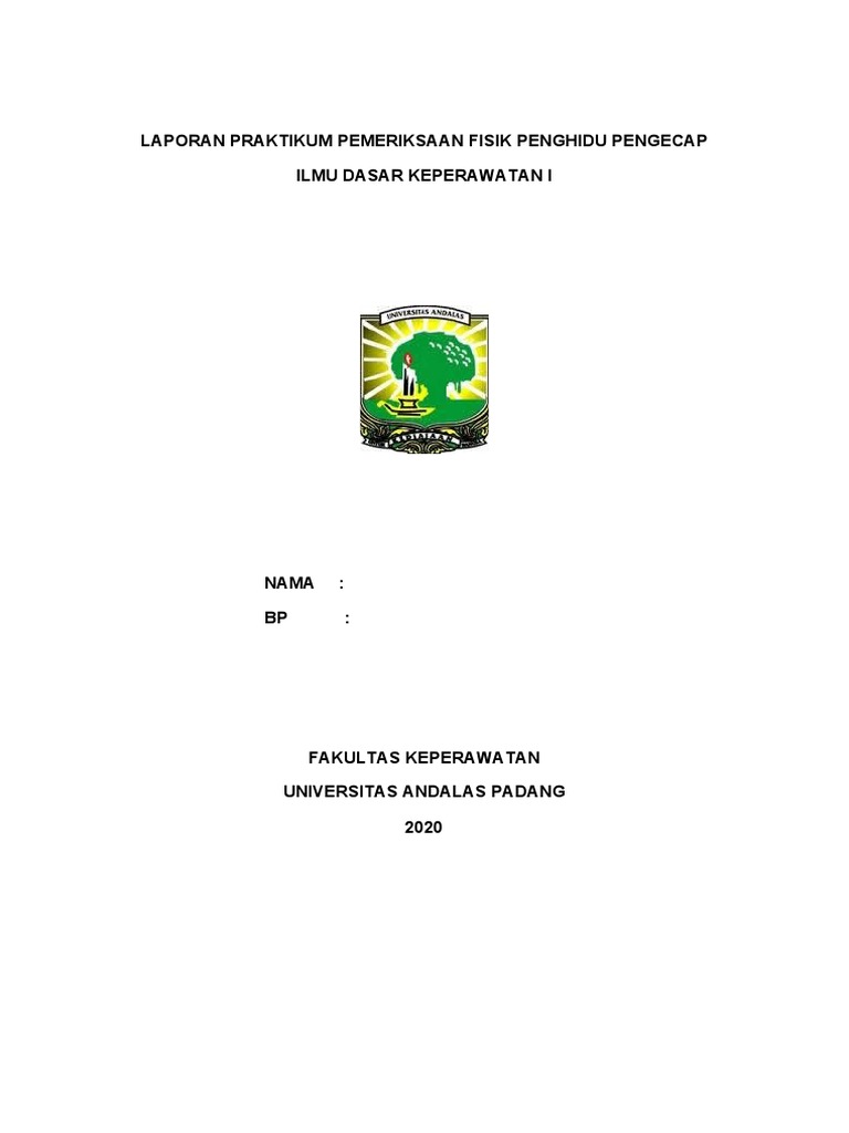 Lks Pemeriksaan Fisik Penghidu Pengecap | PDF