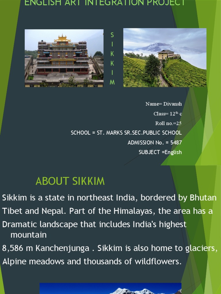 English Sikkim Project | PDF | Foods | Food And Drink
