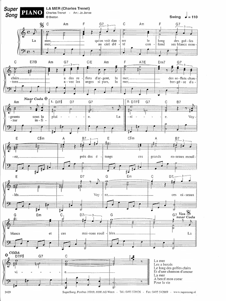 La-Mer Partition | PDF