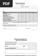 Formato General para Inspeccion de Equipos Scba Mccain | PDF