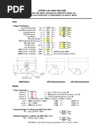 Lifting Lug Design Calcs As 4100 | PDF