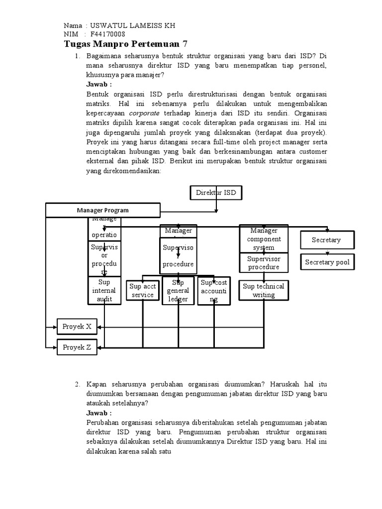 Uswatul Lameiss KH - F441700004 - P1 - Tugas Manpro 7 | PDF