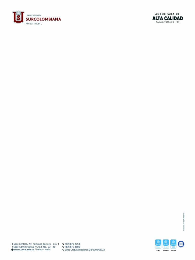 Plantilla Usco | PDF