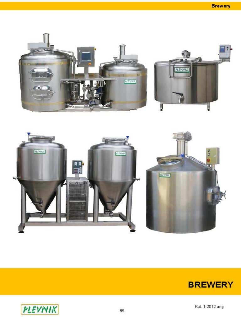 Plevnik Catalogue Beer | PDF | Water Heating | Brewing
