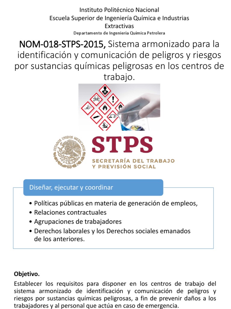 Nom 018 STPS 2015 | PDF | Alergia | Toxicidad