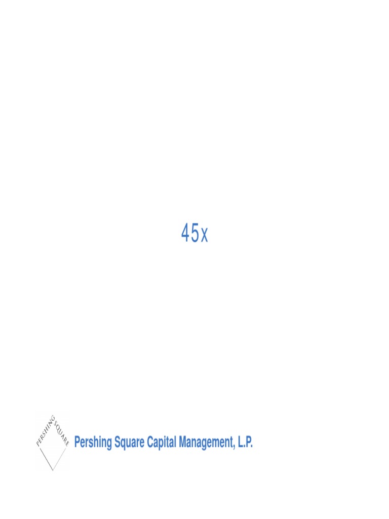 Pershing Square's Investment Insights | PDF | Mergers And Acquisitions ...