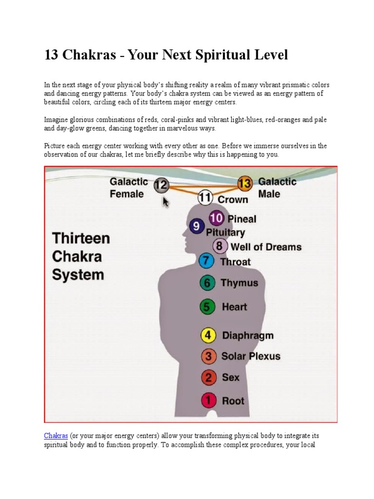 13 Chakra System | PDF | Chakra | Nature