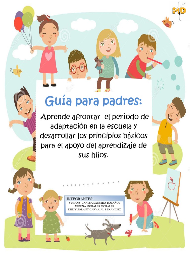 Guía de apoyo para padres en adaptación escolar | PDF | Teoría de apego ...