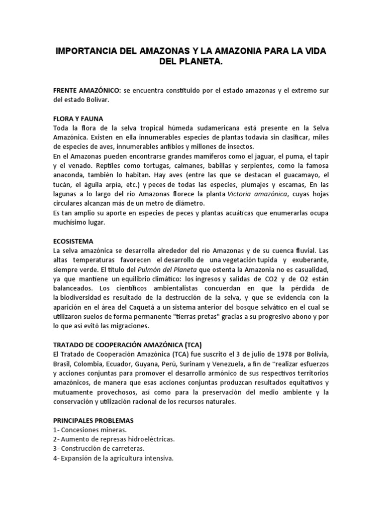 Frente Amazonico | PDF | Selva amazónica | Ecología