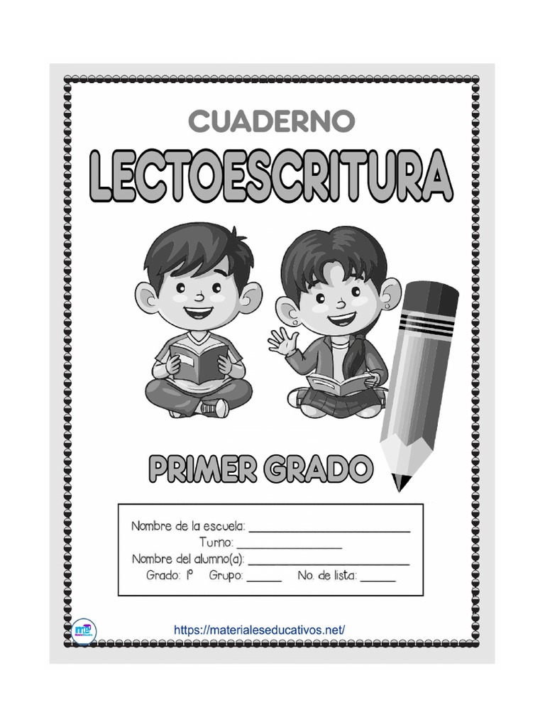 Cuaderno de Lectoescritura para Niños 2021 | PDF