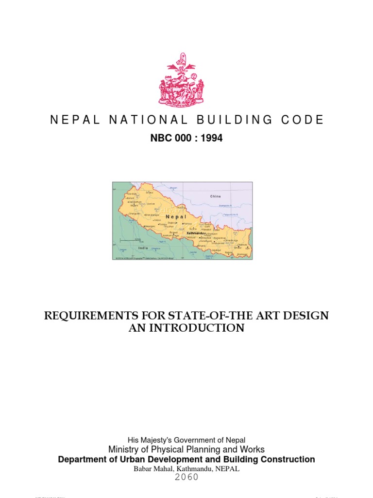 Nepal National Building Code 1994 | PDF | Art | Science & Mathematics
