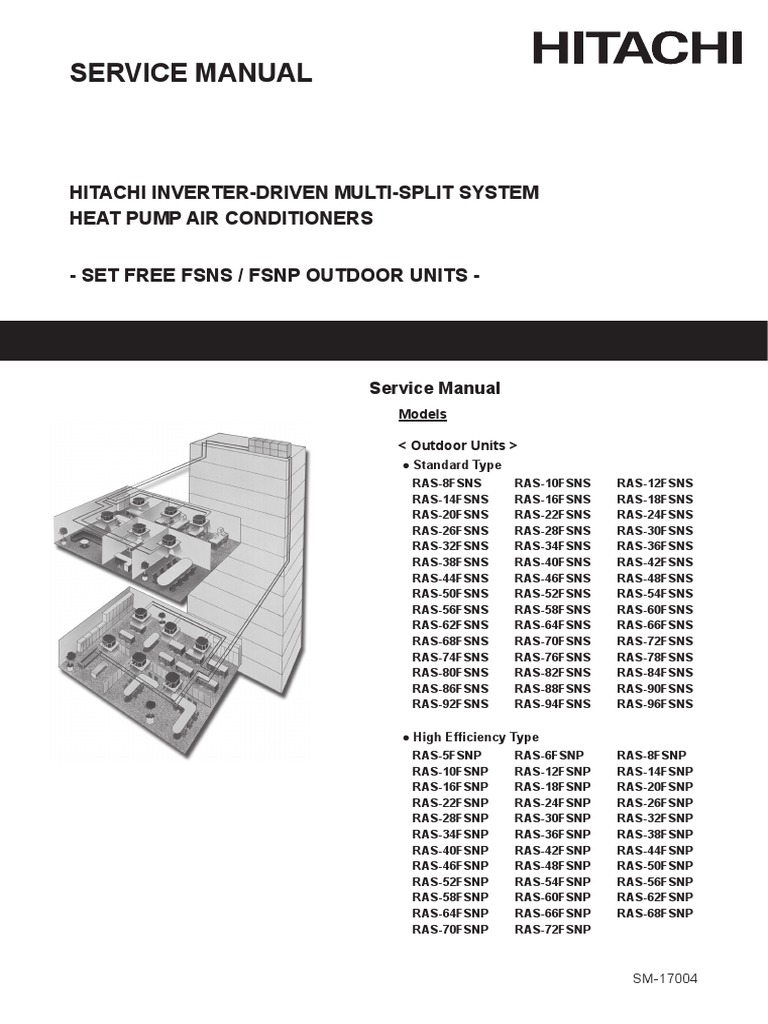 Hitachi VRF Service. 03 | PDF | Electrical Wiring | Mains Electricity
