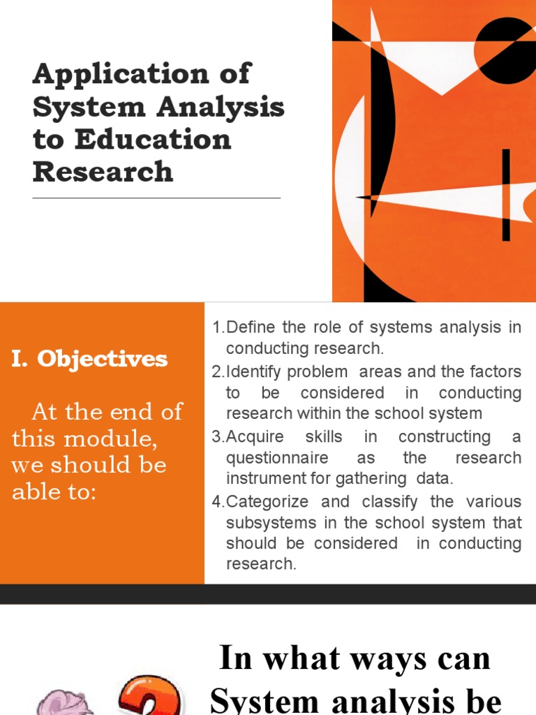 System Analysis in Educational Research | PDF | System | Qualitative ...