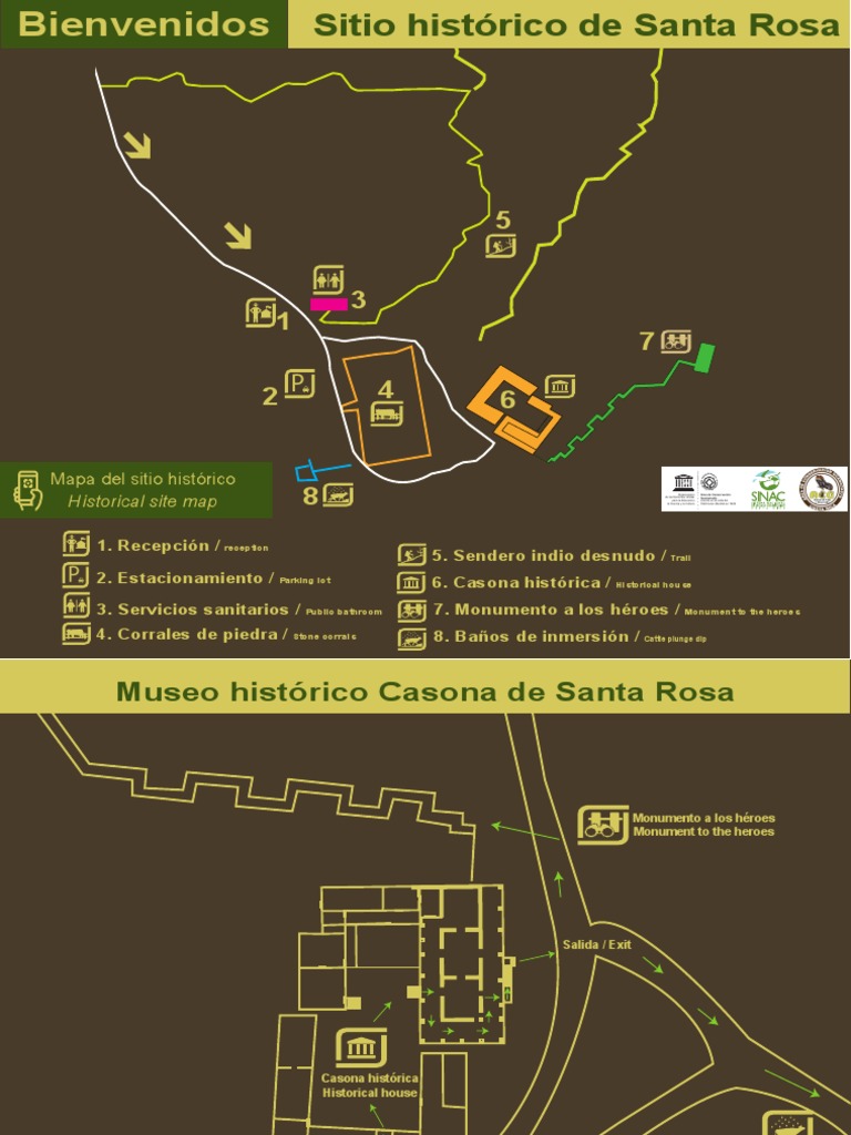 Sitio Historico Santa Rosa Mapas QR | PDF | Cultura (general) | Naturaleza