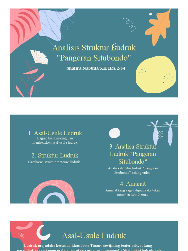 Analisis Struktur Ludruk | PDF