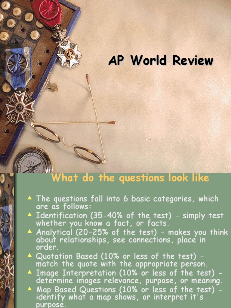 An Overview of AP World History Exam Format, Content, and Scoring | PDF ...