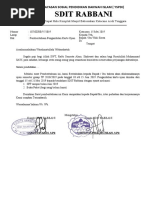 CONTOH FORMAT Surat Pemberitahuan Kegiatan Sekolah & Izin Orangtua | PDF